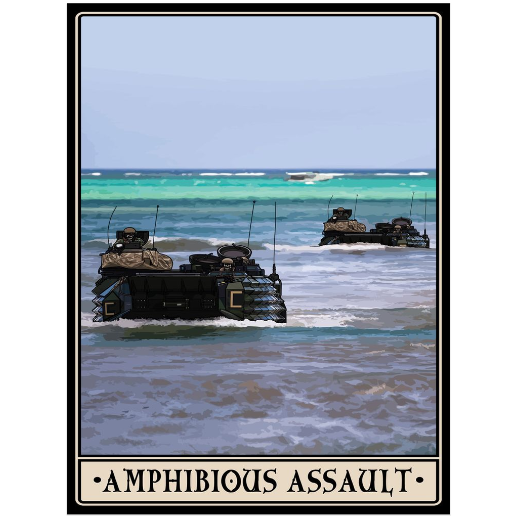 Amphibious Assault Poster – pltdaddy