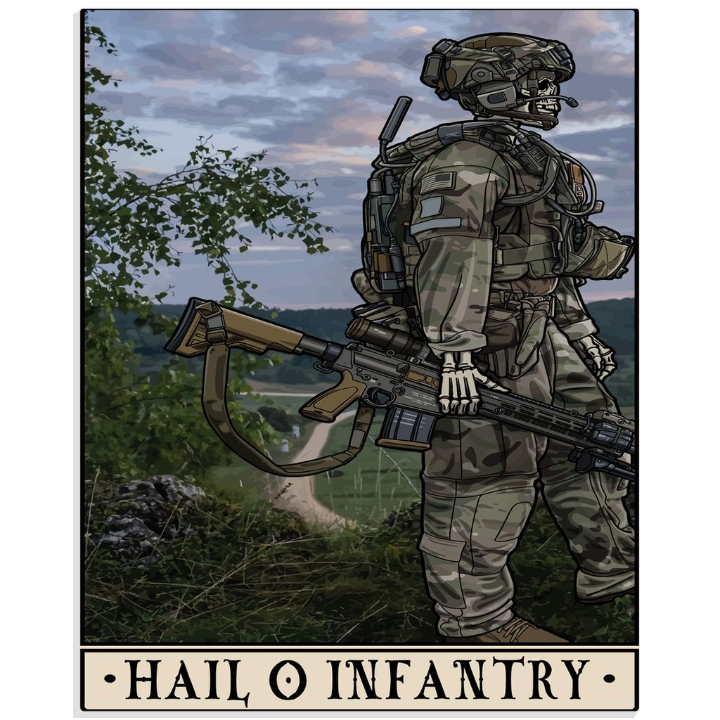Hail O Infantry Acrylic Print – pltdaddy