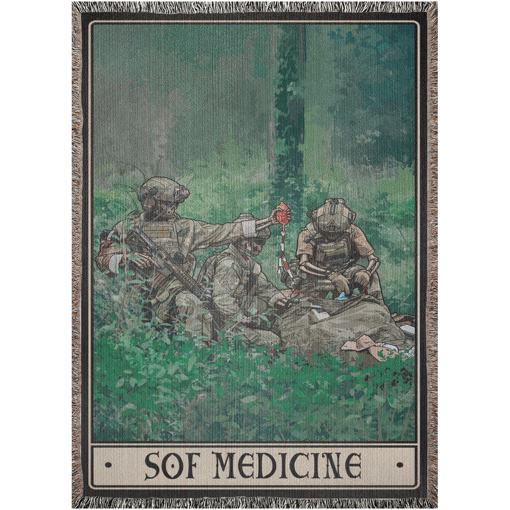 SOF Medicine Woven Blanket – pltdaddy