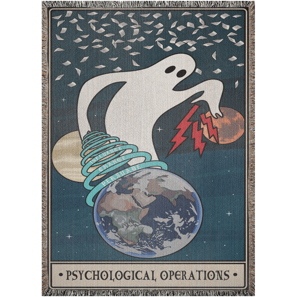 PSYOP Woven Blanket – pltdaddy