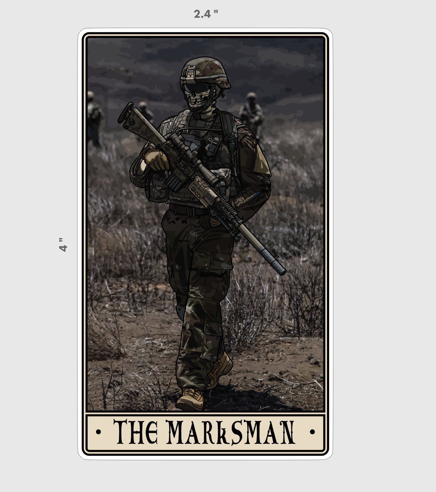 Marksman Sticker – pltdaddy