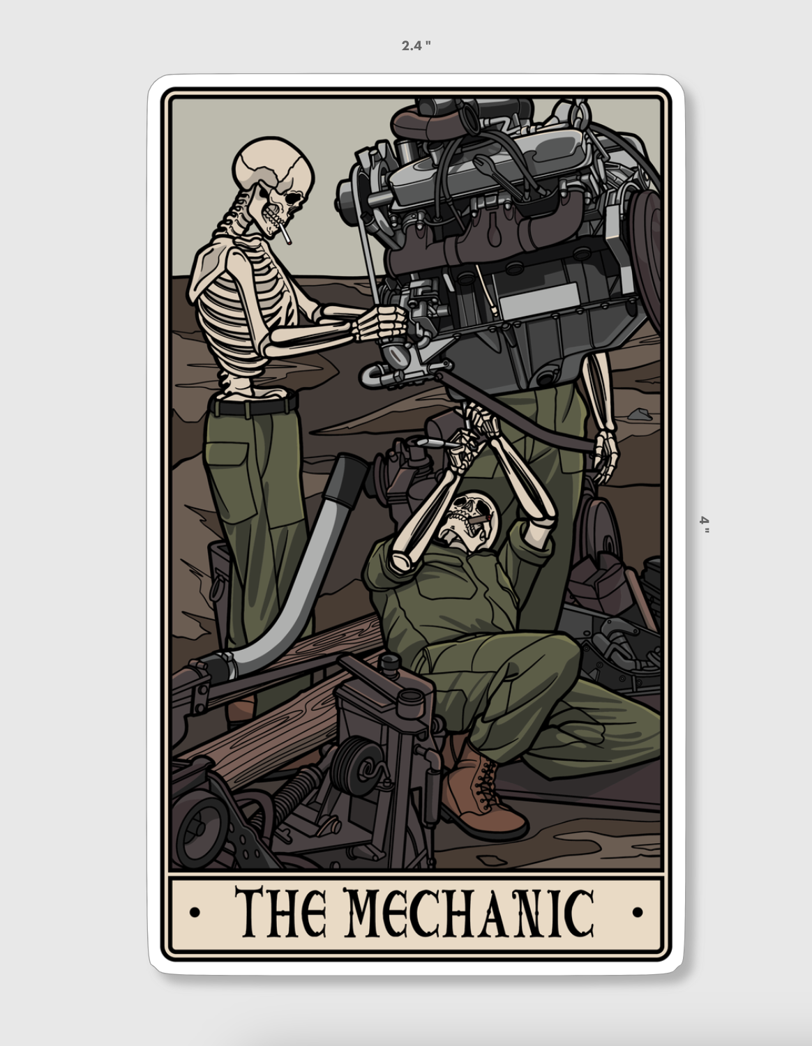 Mechanic Sticker – pltdaddy