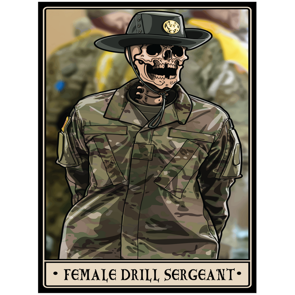 Female Drill Sergeant Poster – pltdaddy