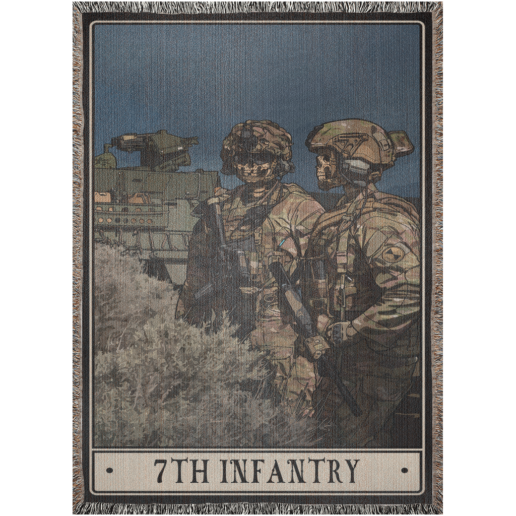 7th Infantry Woven Blanket – pltdaddy