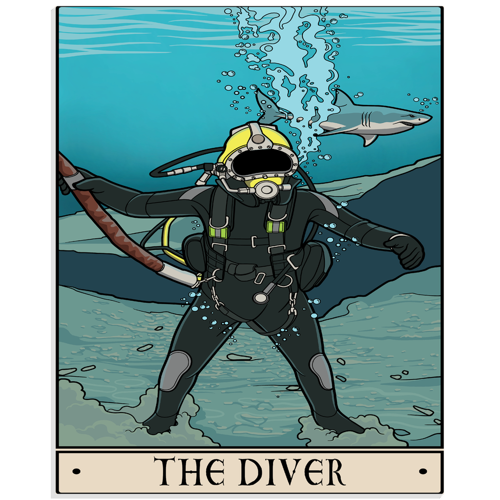 Diver Acrylic Print – pltdaddy