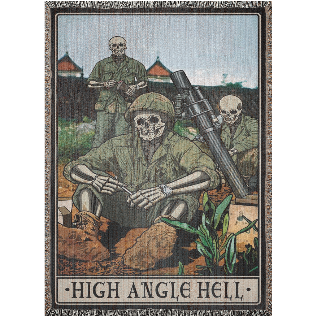 High Angle Hell Woven Blanket – pltdaddy