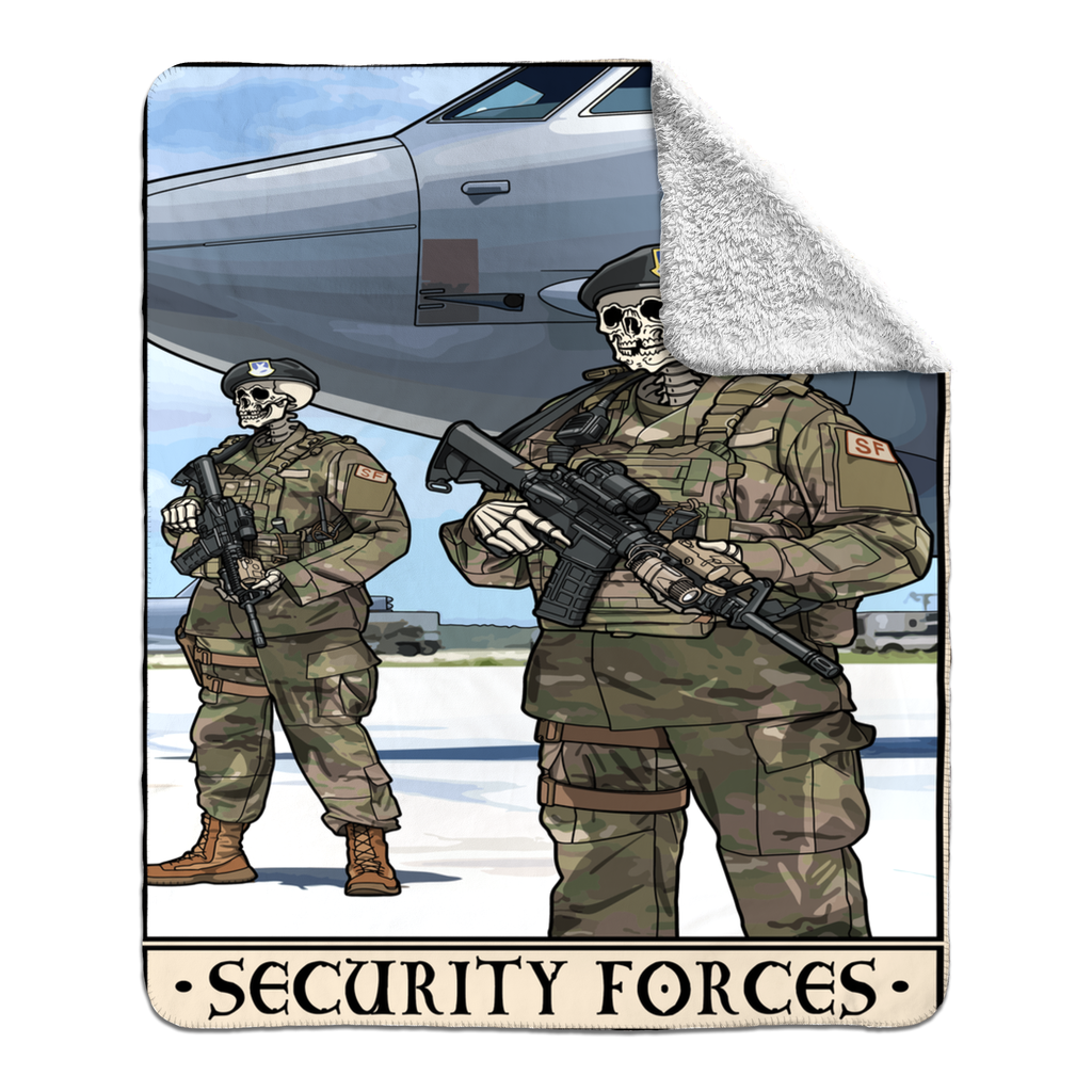 Security Forces Fleece Blanket – pltdaddy