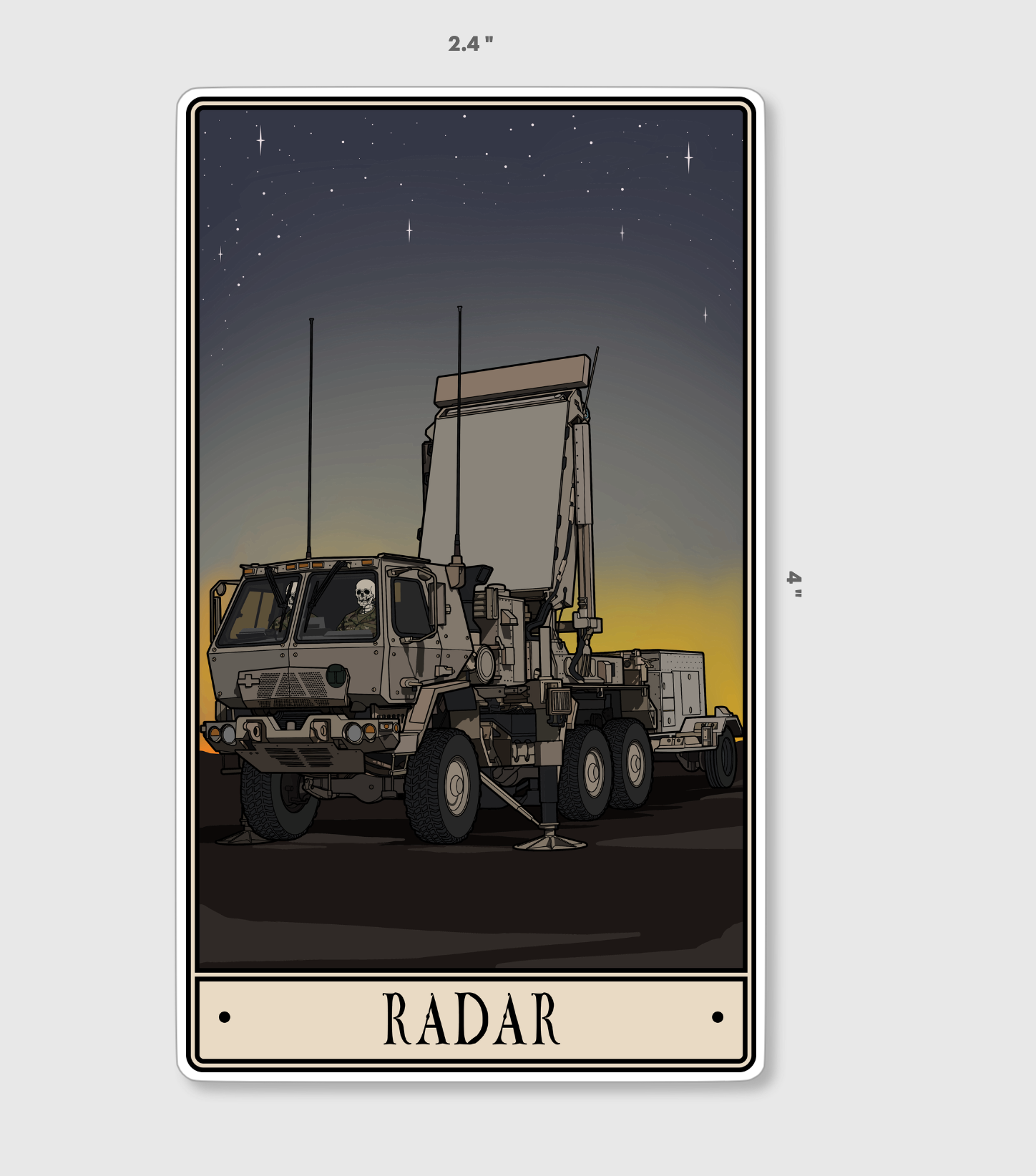 Radar Sticker – pltdaddy