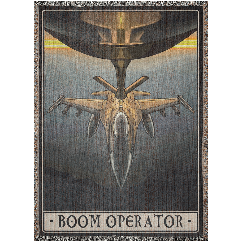 Boom Operator Woven Blanket – pltdaddy