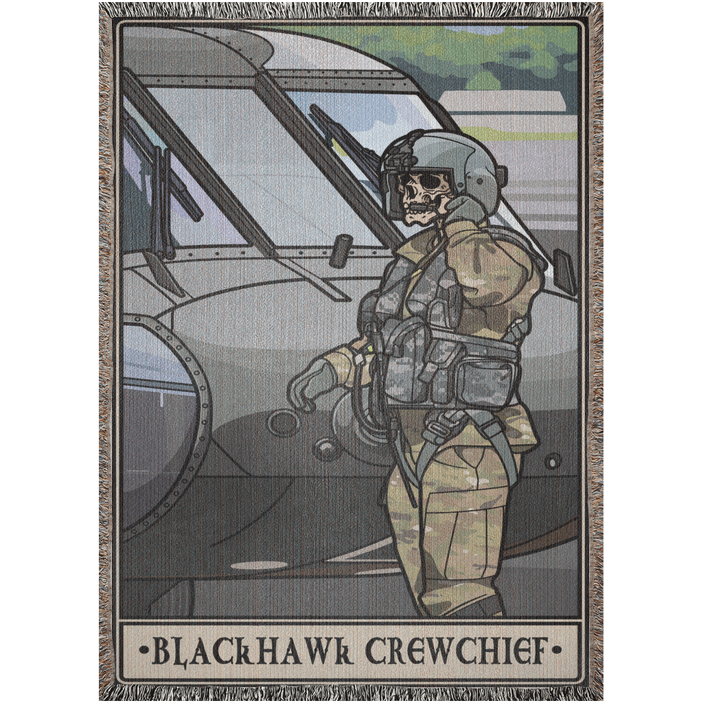 Blackhawk Crew Chief Woven Blanket – pltdaddy