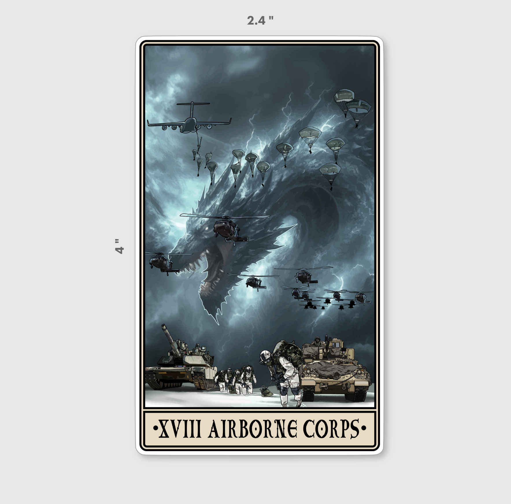 XVIII Airborne Corps Sticker – pltdaddy