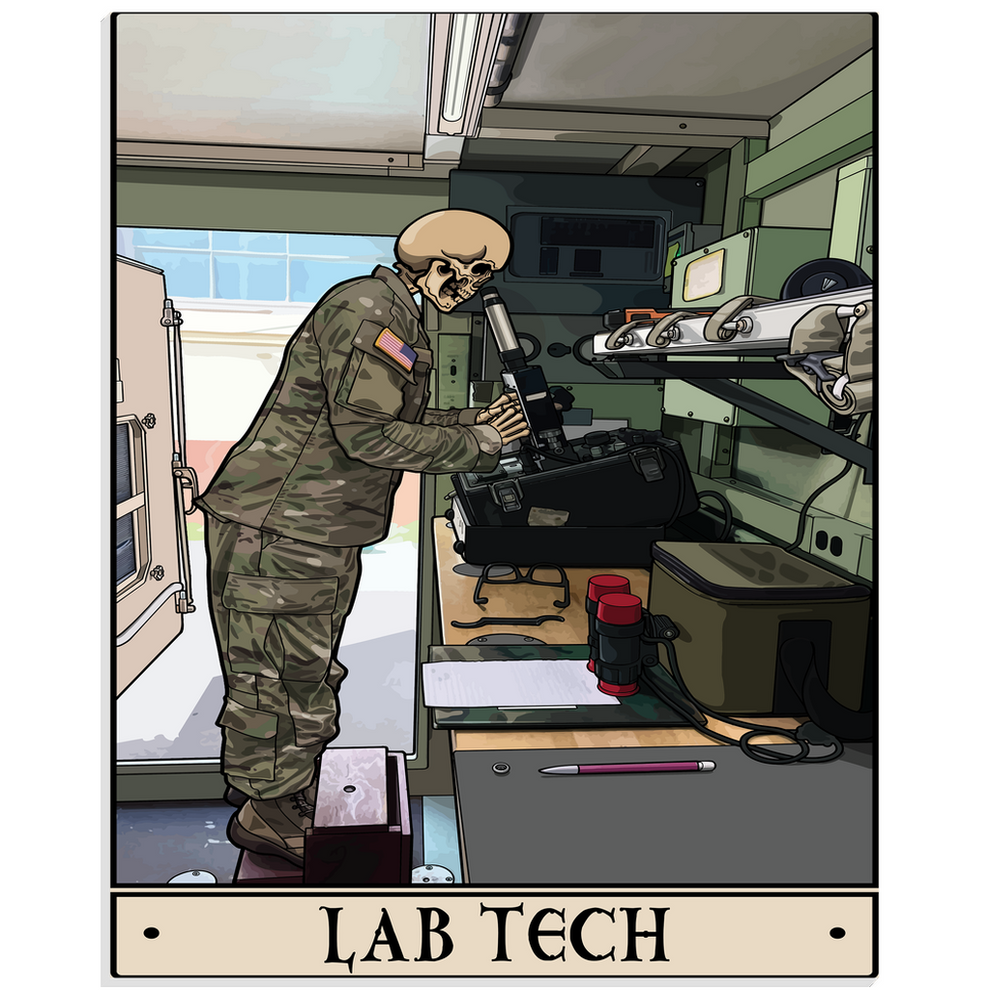 Lab Tech Acrylic Print – pltdaddy