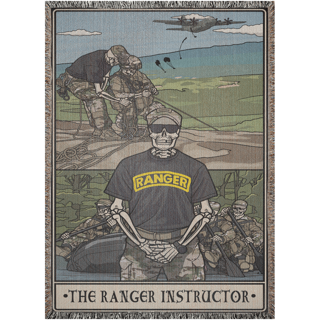 Ranger Instructor Woven Blanket – pltdaddy