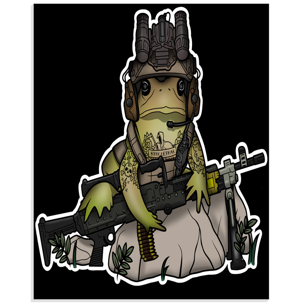 Battle Toad Acrylic Print – pltdaddy