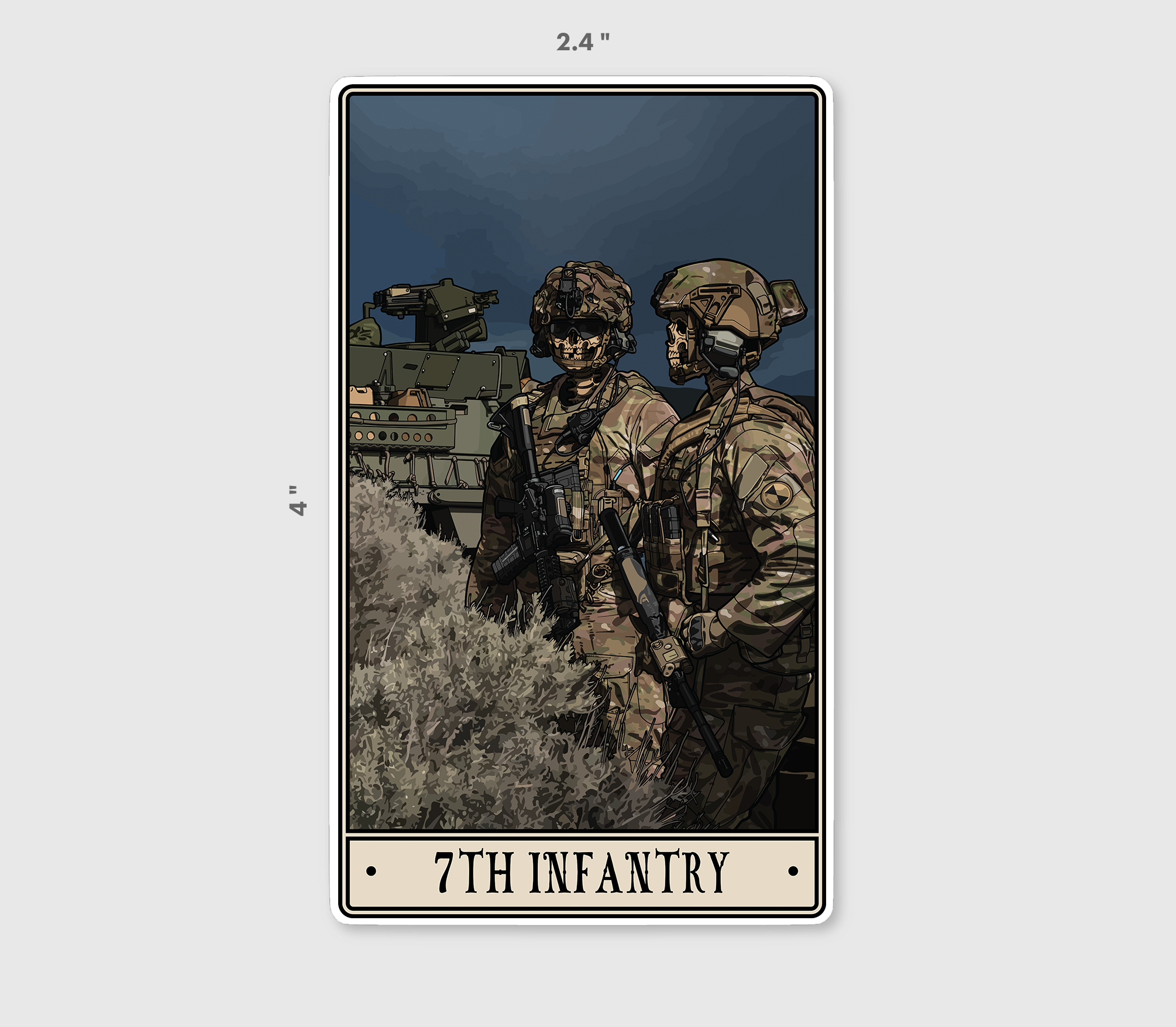 7th Infantry Sticker – pltdaddy