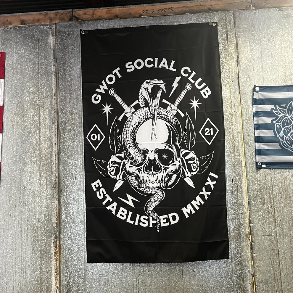 GWOT Social Club Flag – pltdaddy