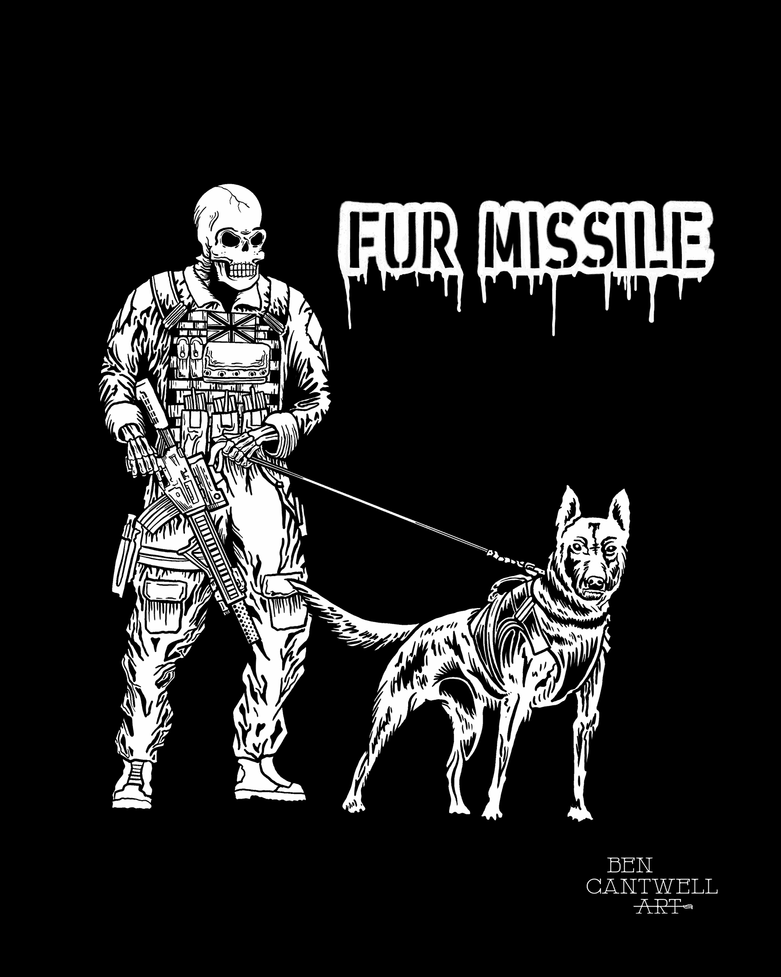 Fur Missile k9 and Skeleton Handler UK – pltdaddy