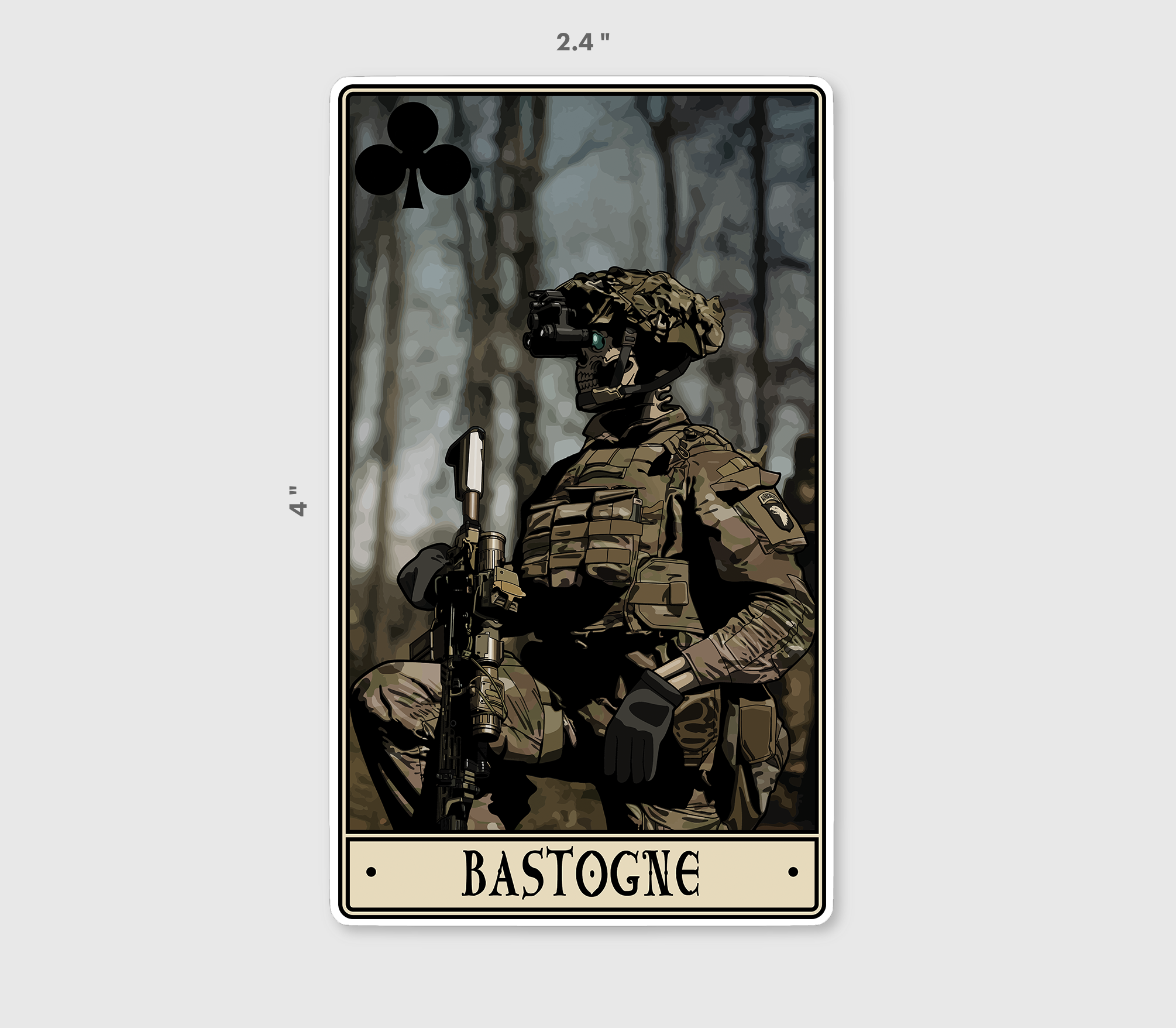 Bastogne Sticker – pltdaddy