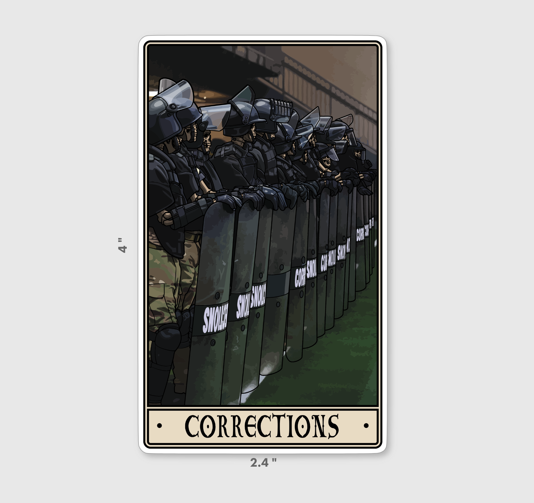 Corrections Sticker – pltdaddy