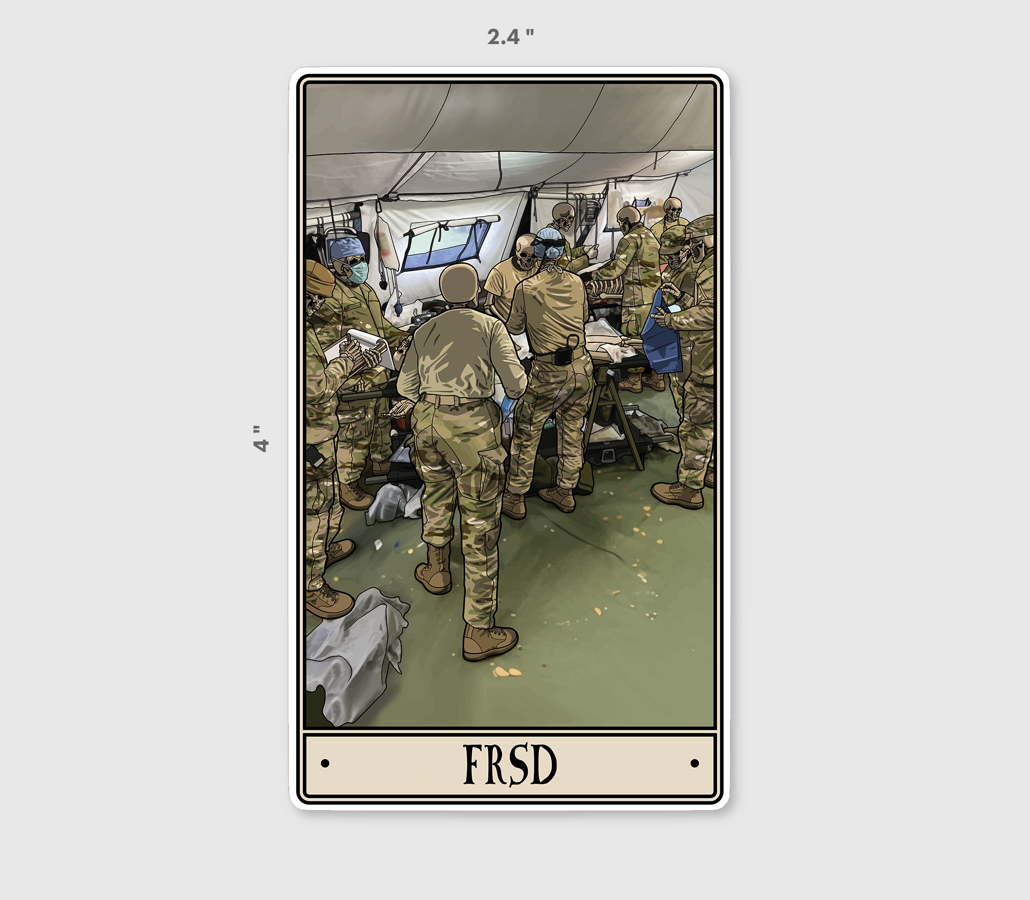 Forward Resuscitative and Surgical Detachment Sticker – pltdaddy