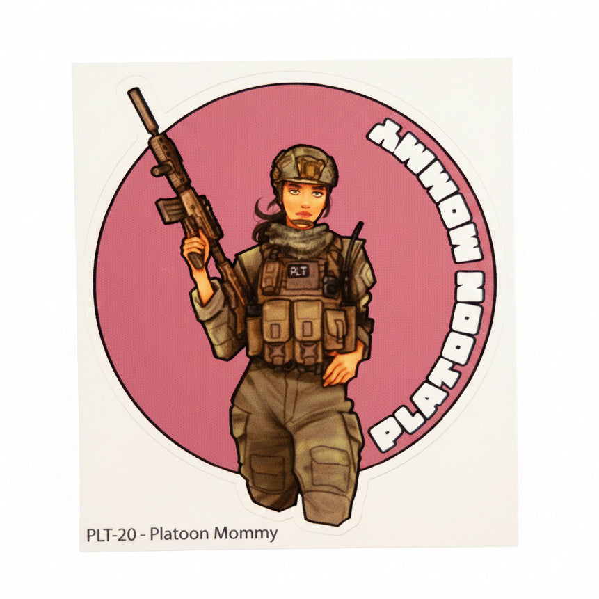 Platoon Mommy Sticker – pltdaddy