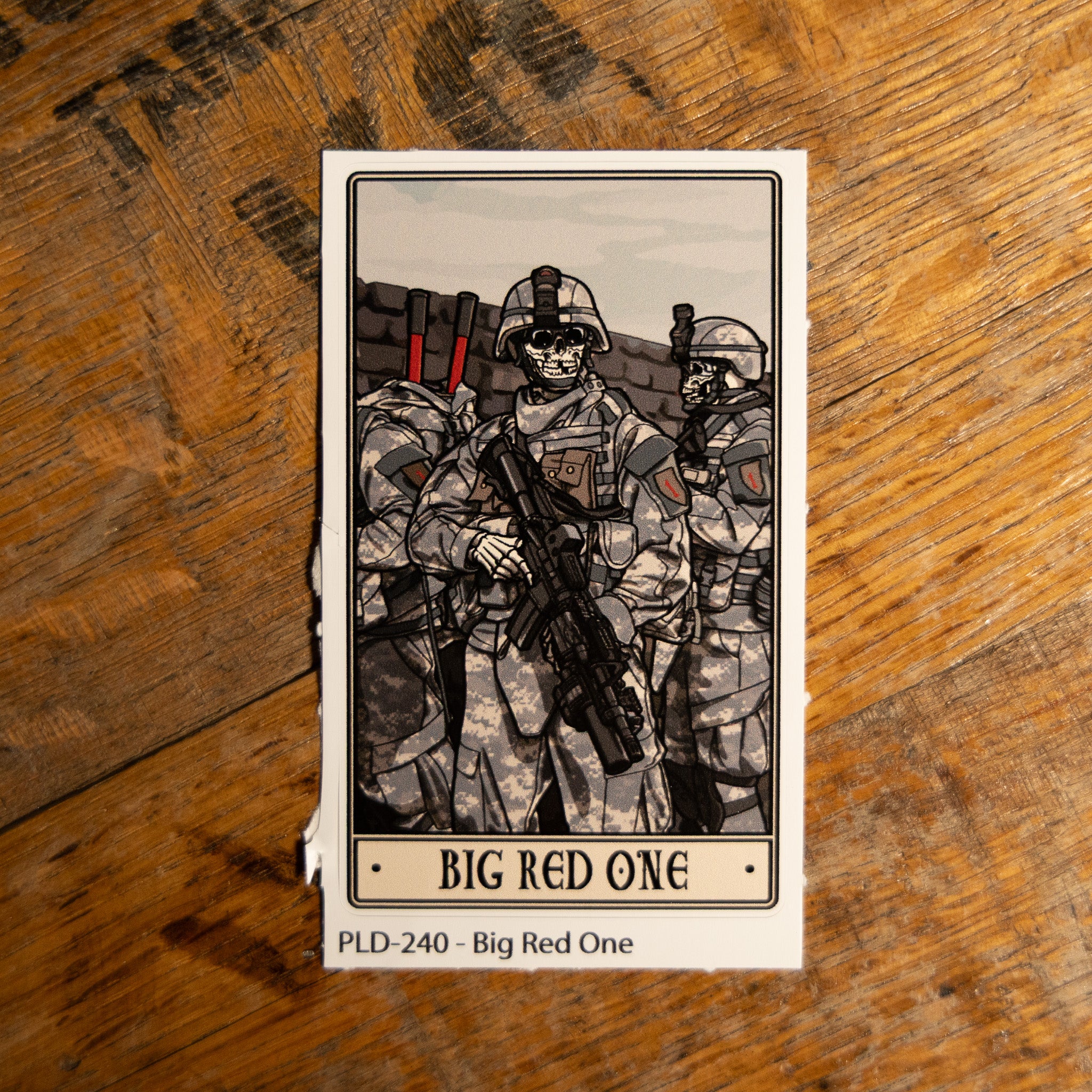Big Red One Sticker – pltdaddy