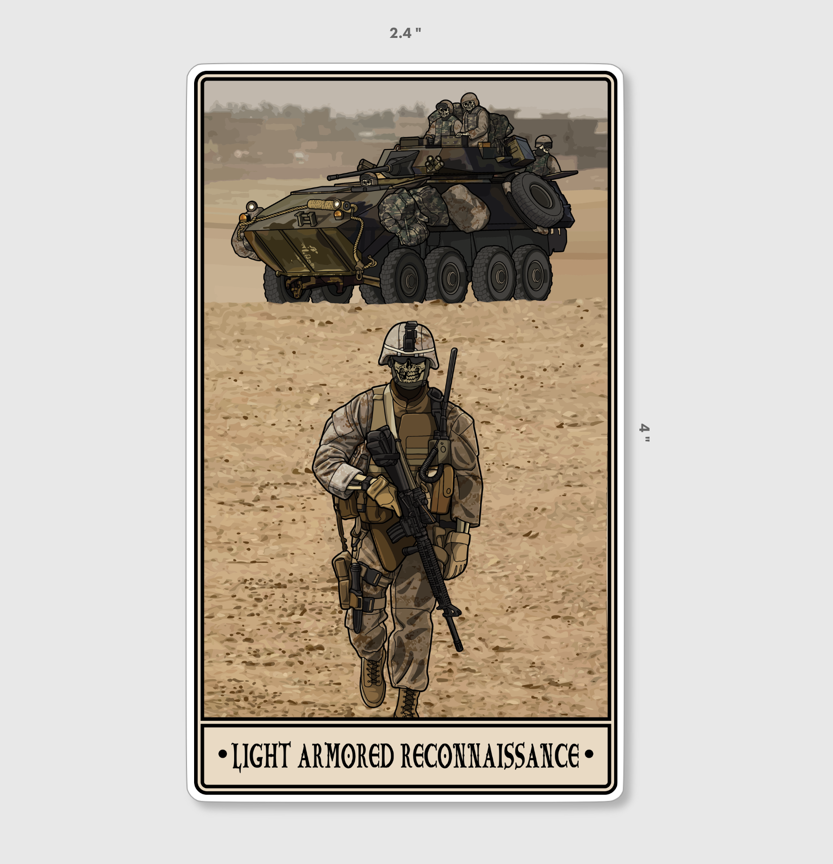 Light Armored Reconnaissance Sticker – pltdaddy