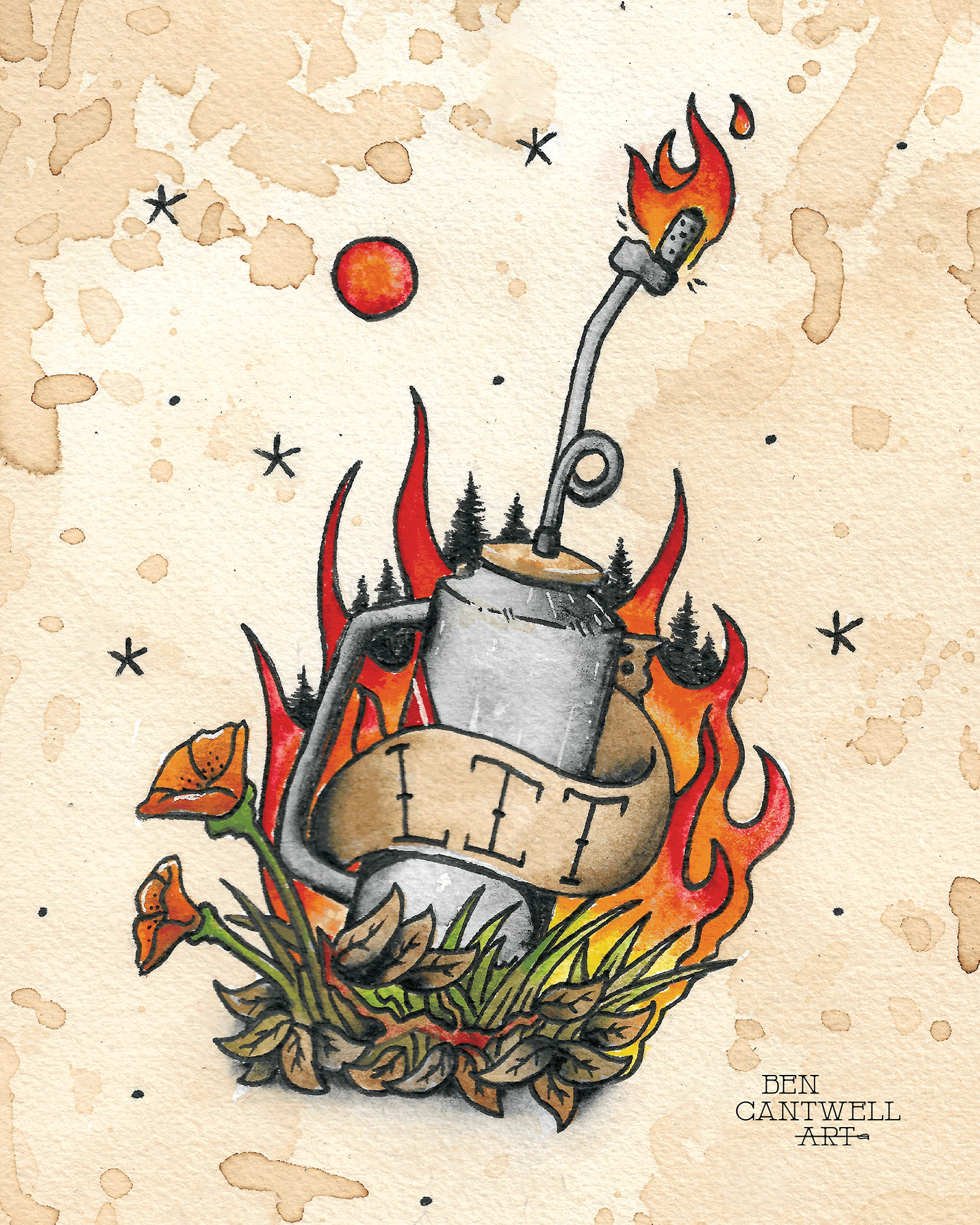 Lit Drip Torch – pltdaddy