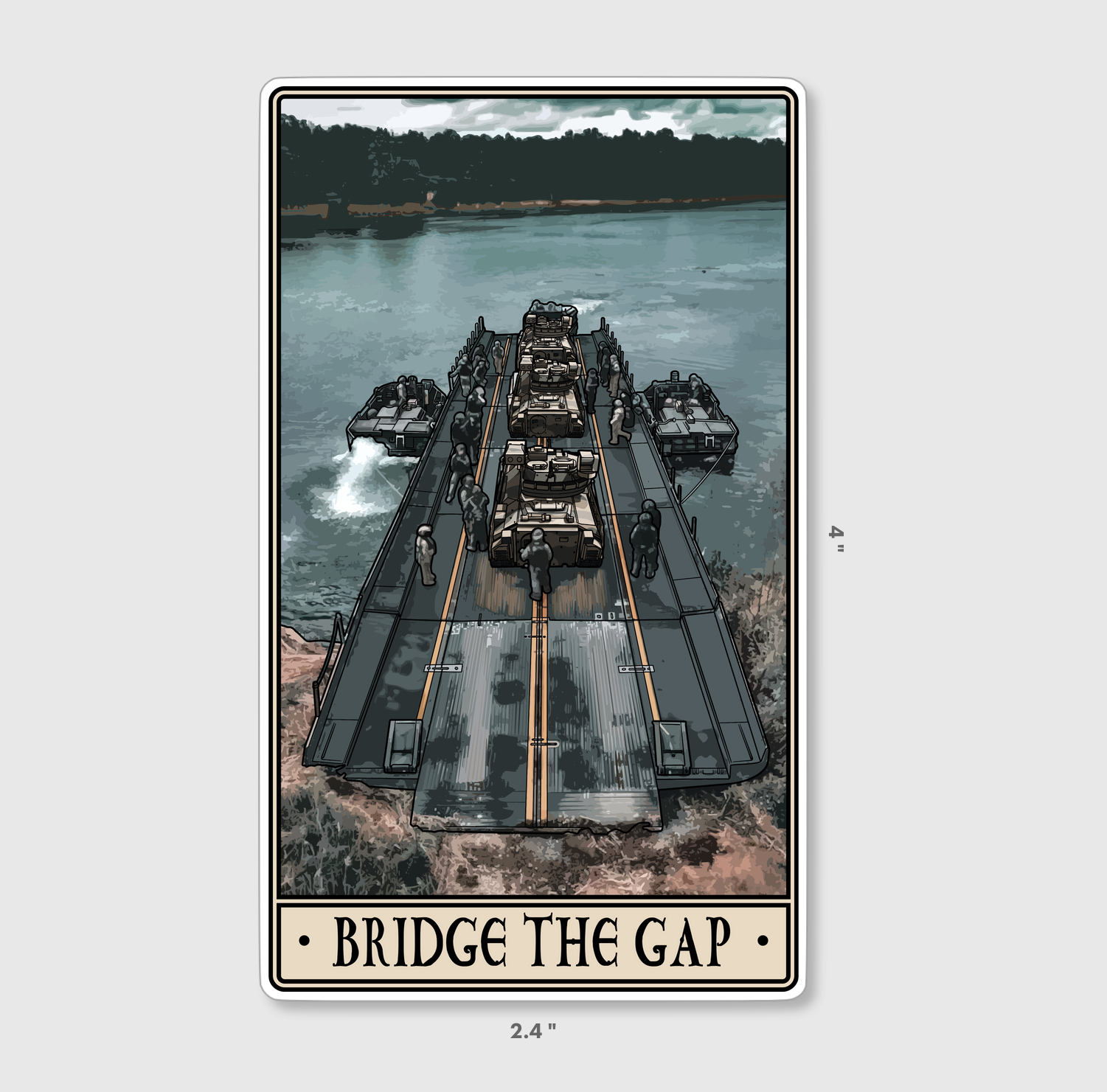 Bridge The Gap Sticker – pltdaddy