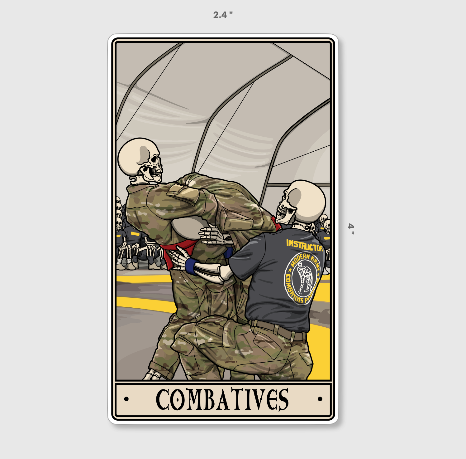 Combatives Sticker – pltdaddy