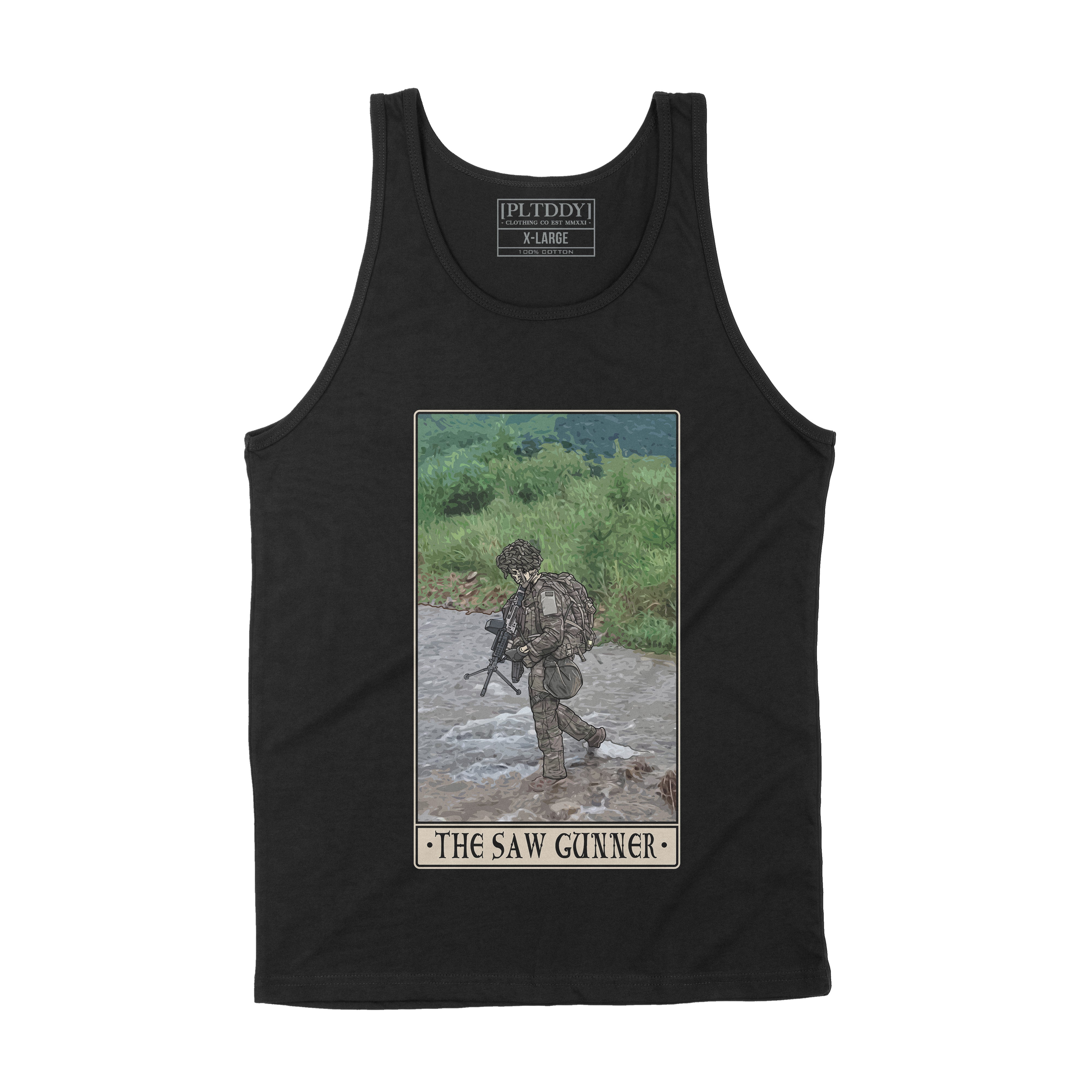 Saw Gunner Tank Top – pltdaddy