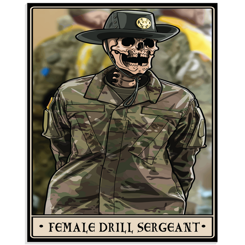 Female Drill Sergeant Acrylic Print – pltdaddy