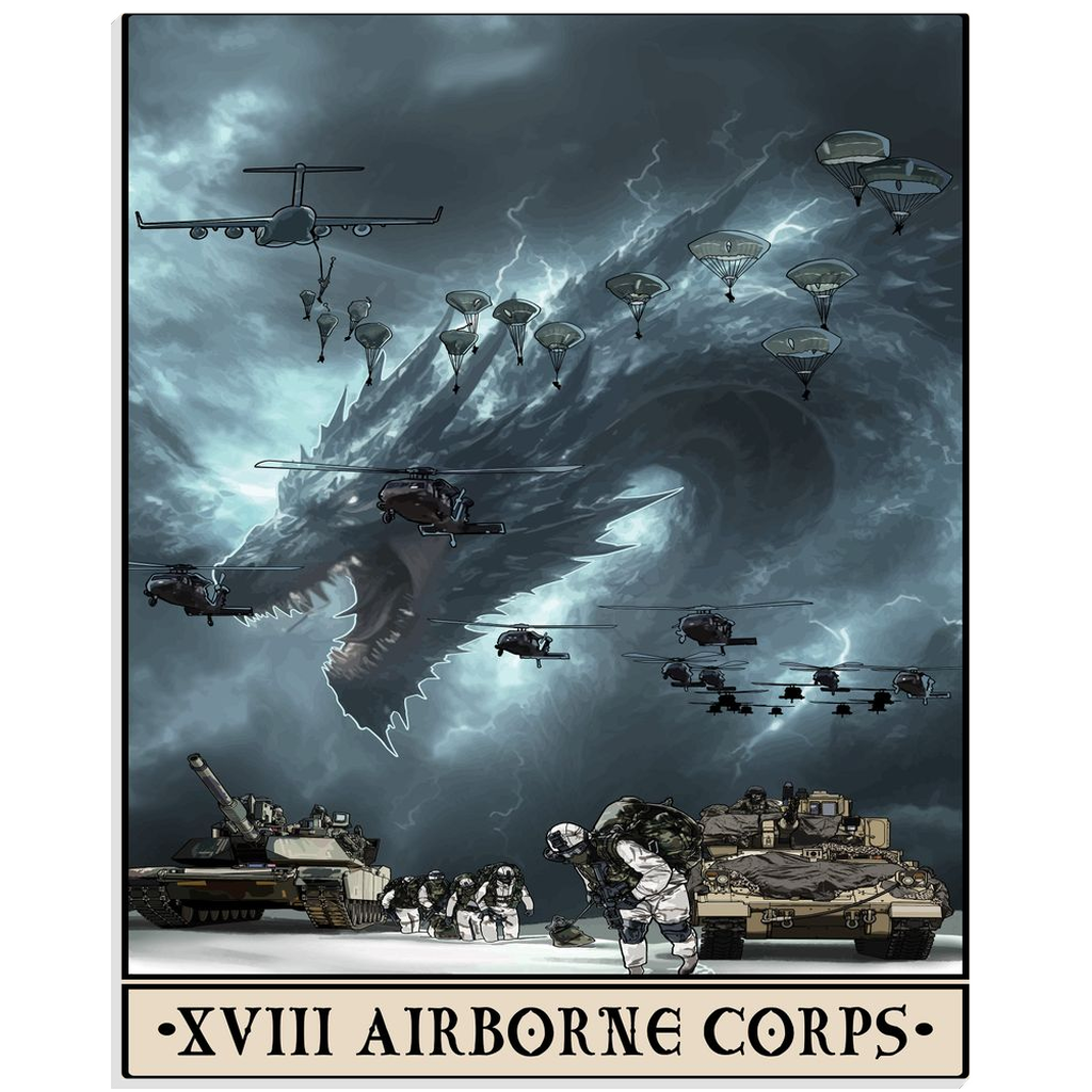 XVIII Airborne Corps Acrylic Print – pltdaddy