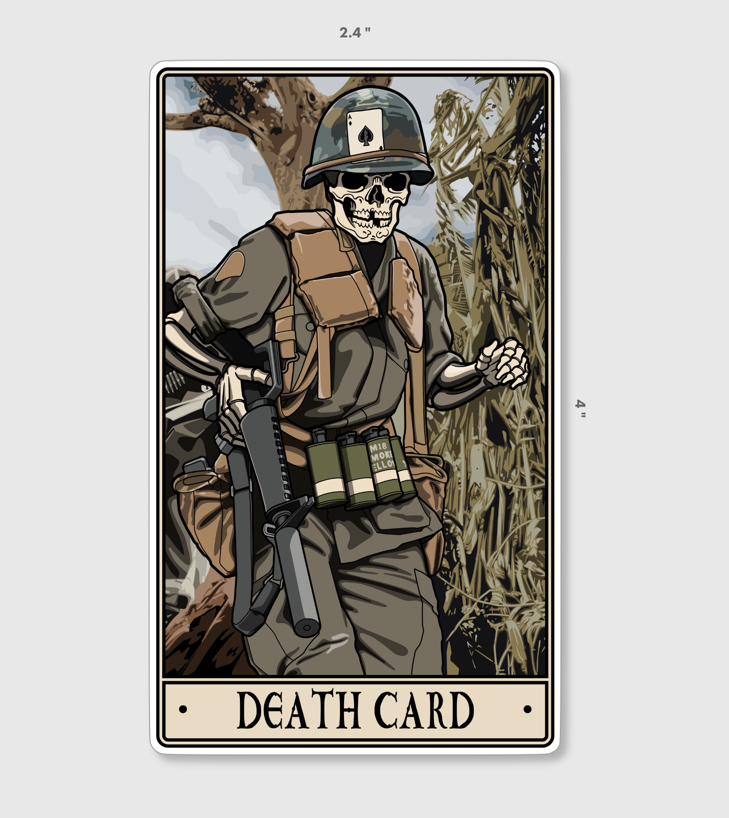 Death Card Sticker – pltdaddy