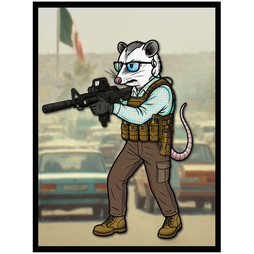 Opossum Poster – pltdaddy
