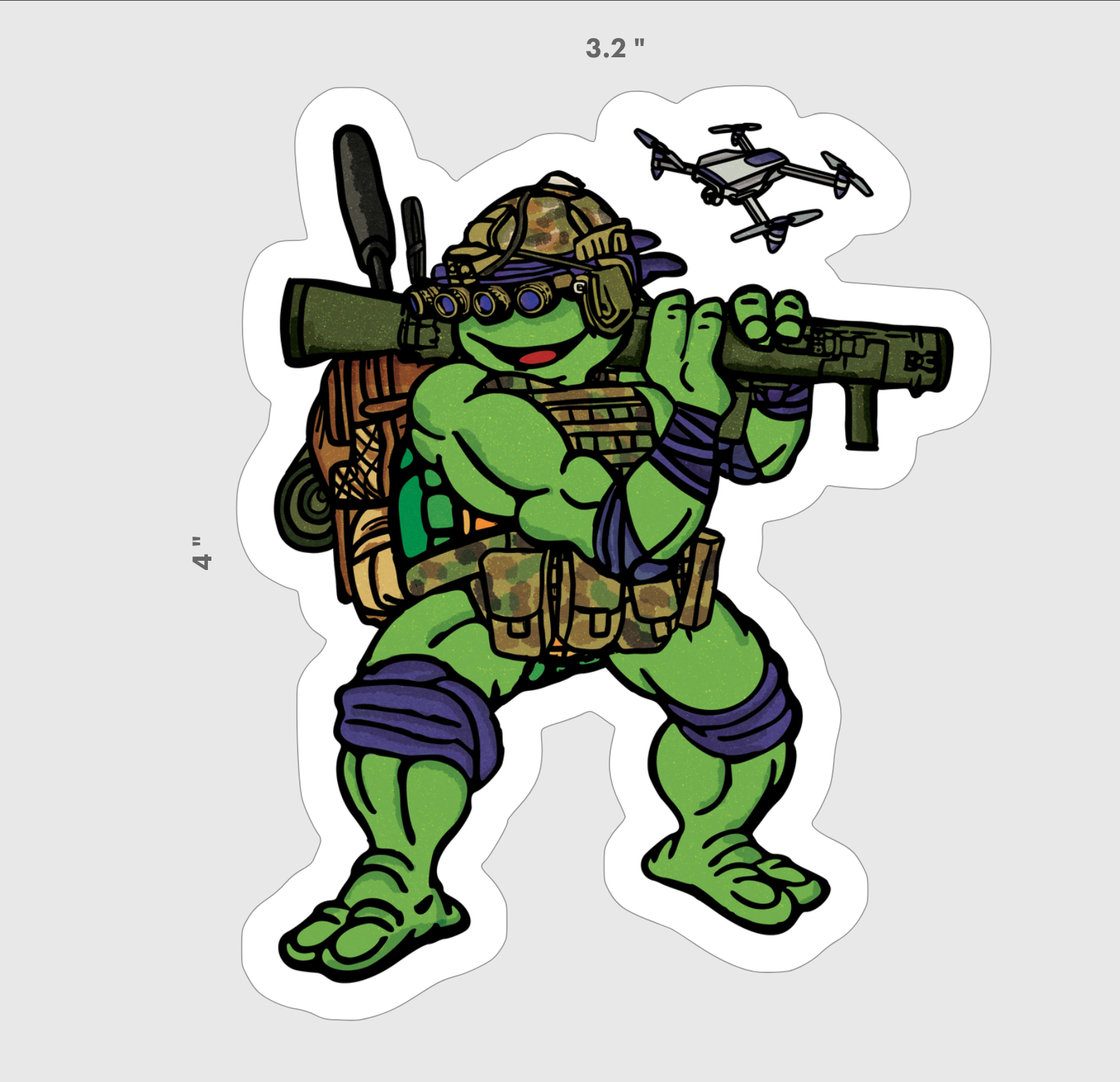 Donatello Sticker – pltdaddy