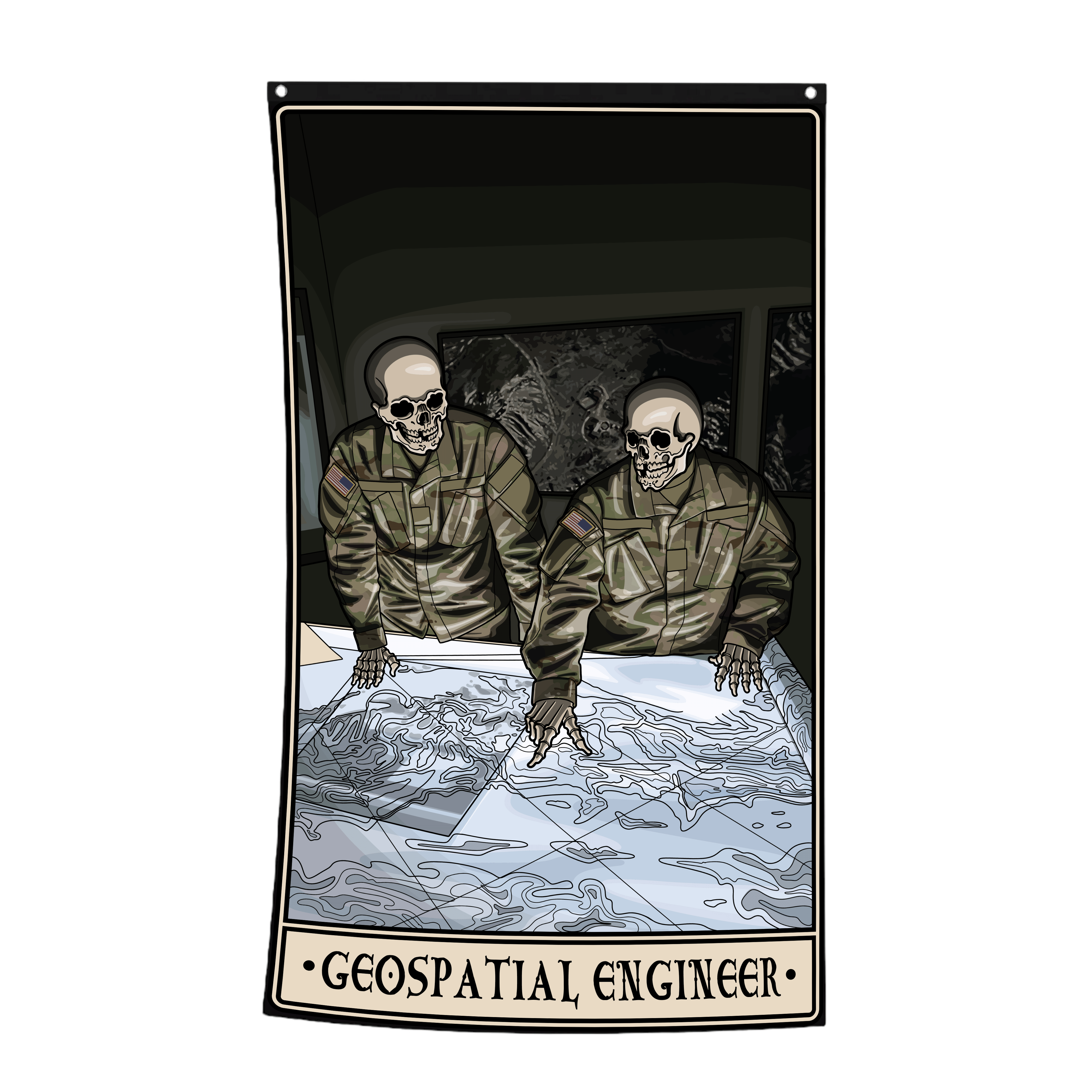 Geospatial Engineer Flag – pltdaddy