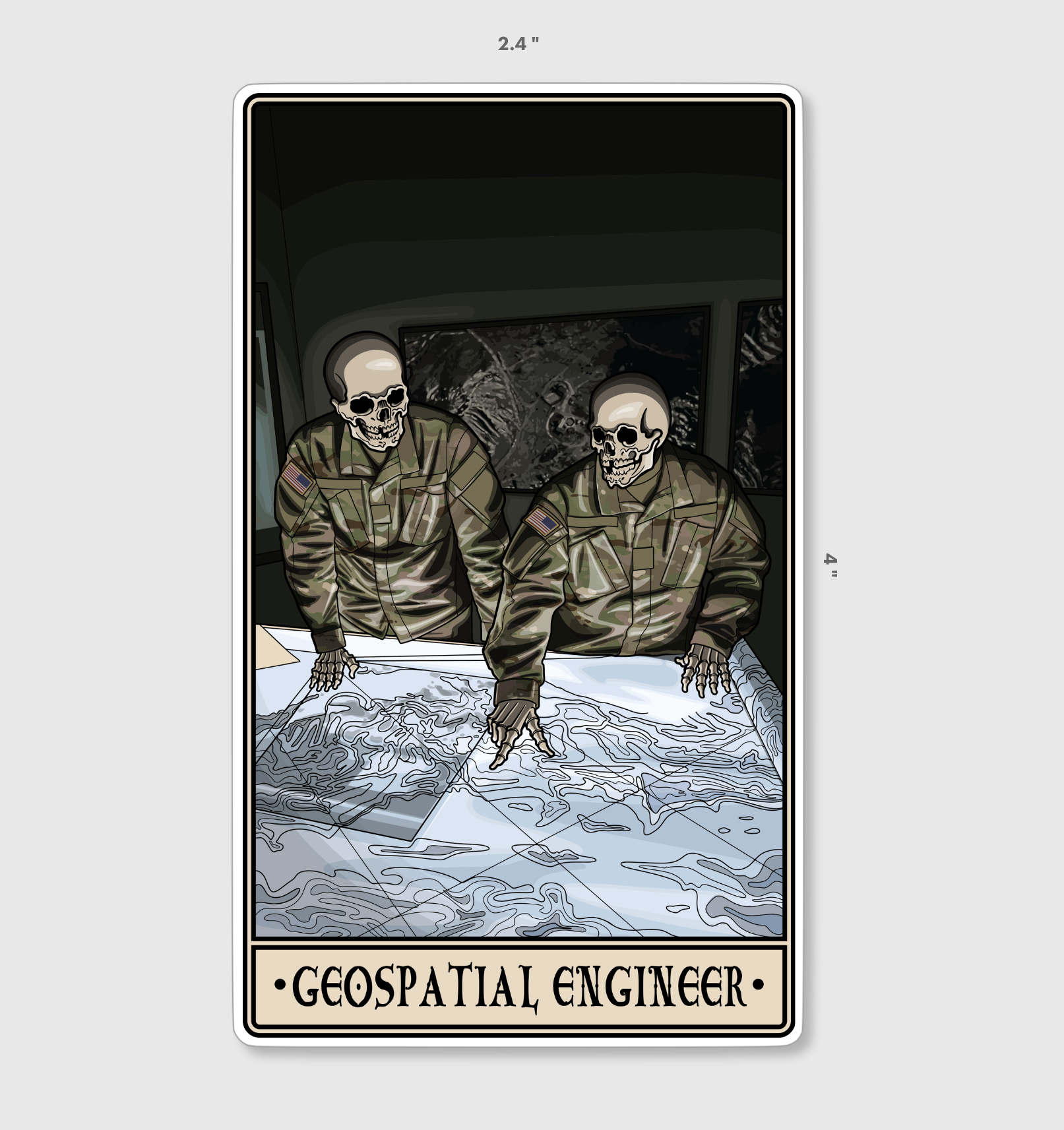 Geospatial Engineer Sticker – pltdaddy