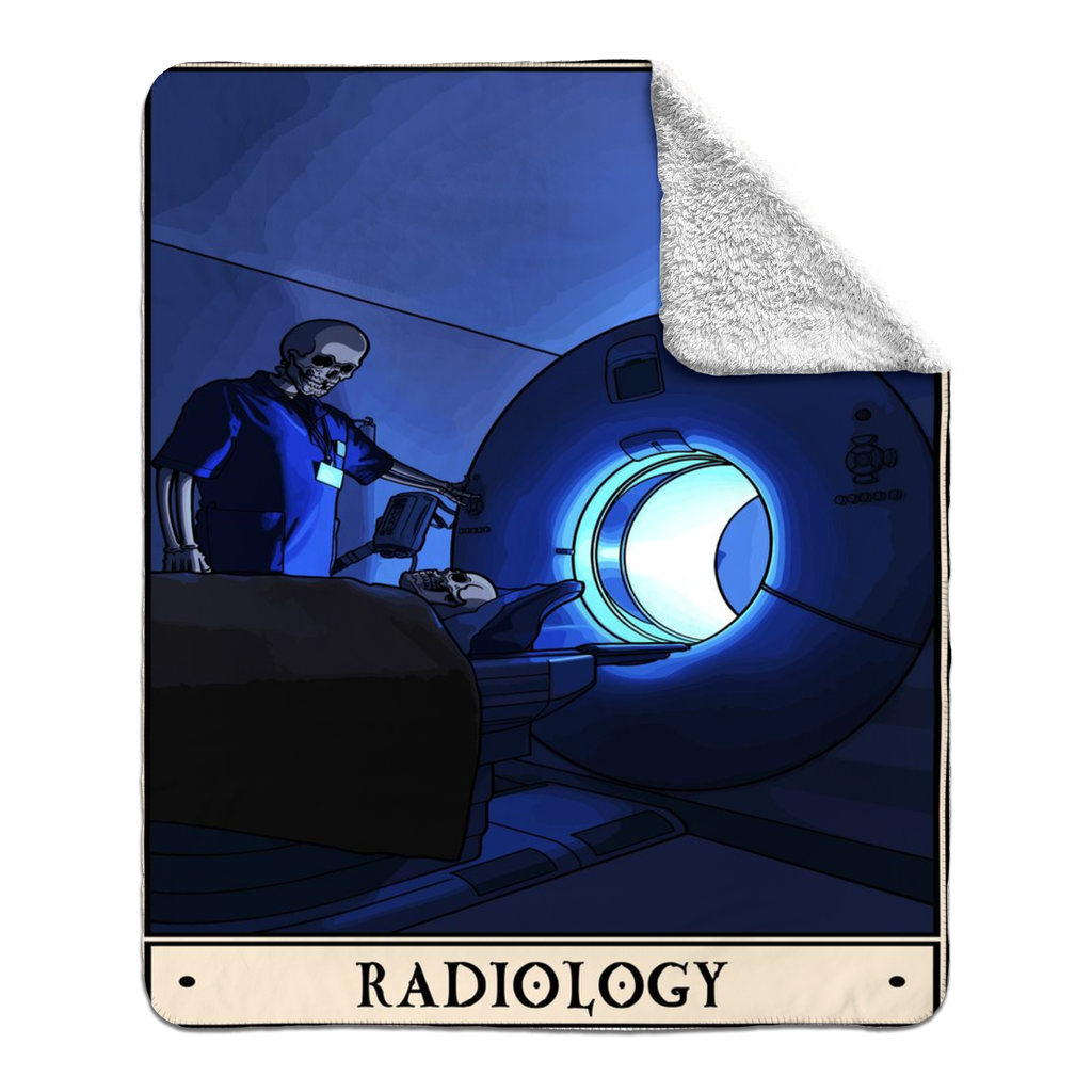 Radiology Fleece Blanket – pltdaddy