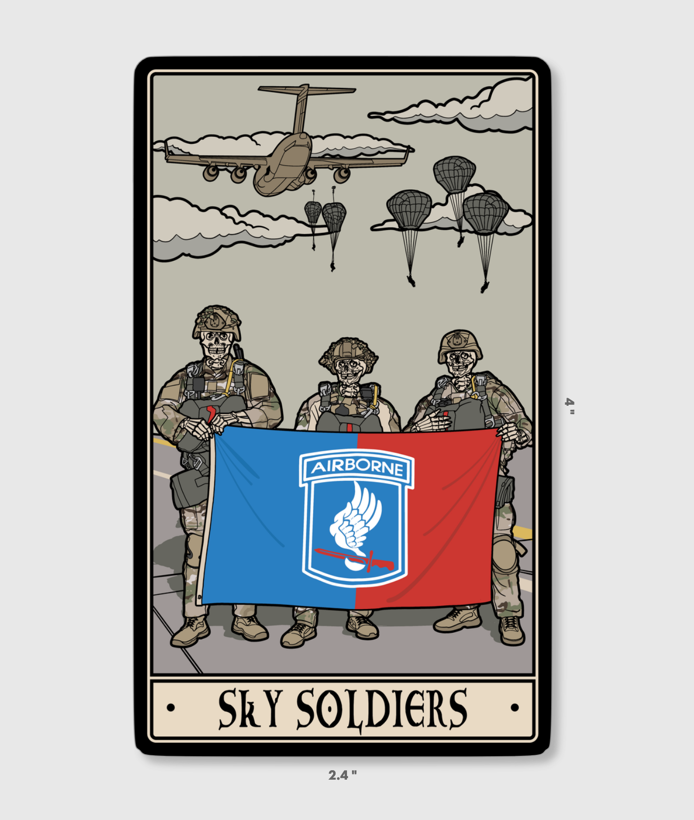 Sky Soldiers Sticker – pltdaddy